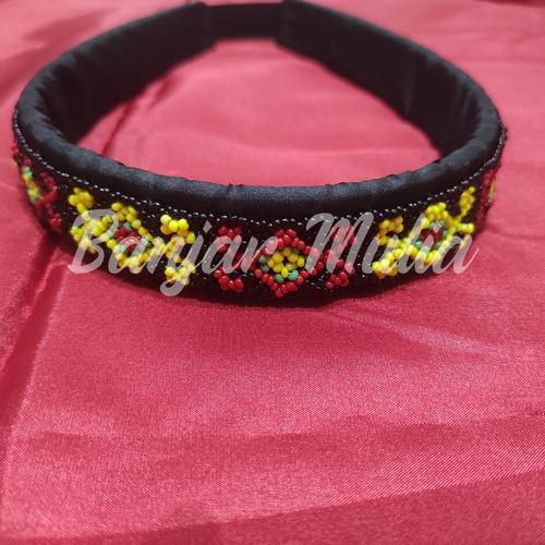 Jual bando bandana manik dayak kalimantan - Hitam, sesuai stok - Kota ...