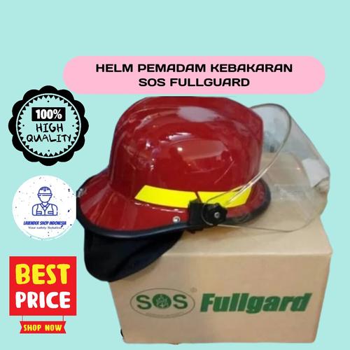 Jual helm pemadam kebakaran SOS fullguard / helm pemadam kebakaran ...