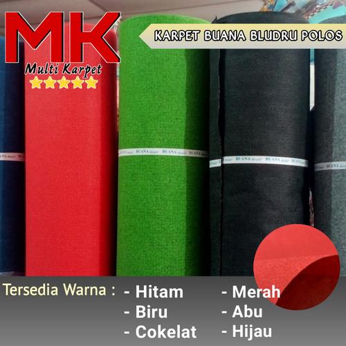 Jual KARPET LANTAI BUANA BLUDRU POLOS SERBAGUNA ( 1 ROLL UK. 2 M X 30 M ...