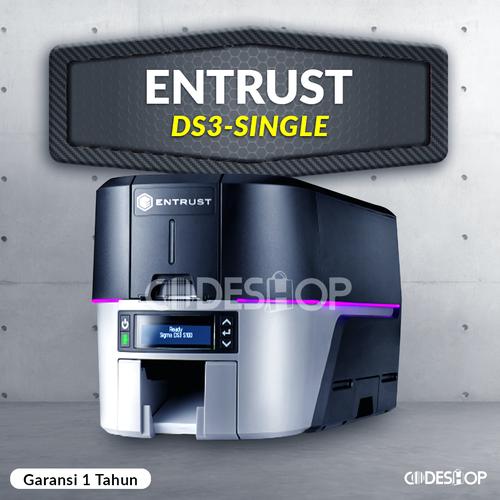 Jual Entrust Id Card Printer Sigma DS3S DS3 Single Side PVC Card USB ...