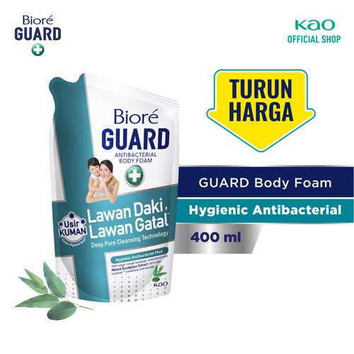 Promo Biore Guard Hygienic Antibacterial Plus 400ml Pouch - Sabun Mandi ...