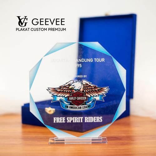 Jual Piagam Penghargaan Akrilik Custom Desain Eksklusif 3mm + BOX - Kab ...