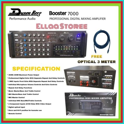 Jual Amplifier DUSENBERG BOSTER 7000 , Ada Nada Naik Turun Optical ...