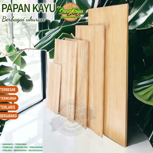 Jual Papan kayu 113x40x2 cm wooden board daun meja nampan kayu talenan ...