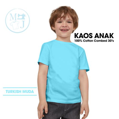 Promo KAOS POLOS ANAK/ KAOS POLOS ANAK COMBED 30S KATALOG B - 2 ...