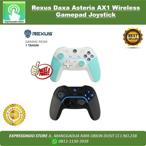 Jual Rexus Daxa Asteria AX1 Wireless Gamepad Joystick - White Mint ...