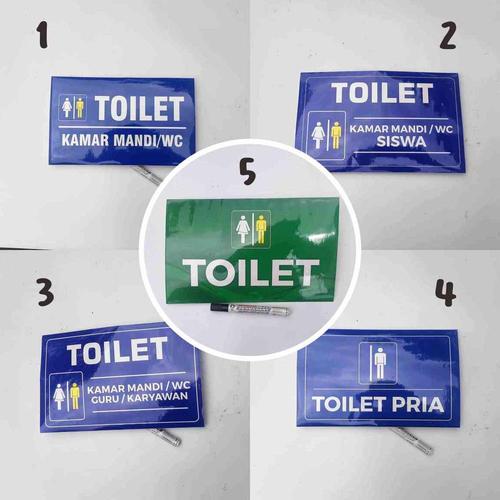Jual Sticker Toilet, Sticker Label Toilet, Sticker Nama Ruang, Stiker ...
