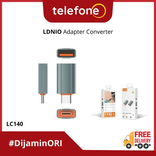Jual Adapter Converter LDNIO LC140 Type C Male to USB Female Adapter ...