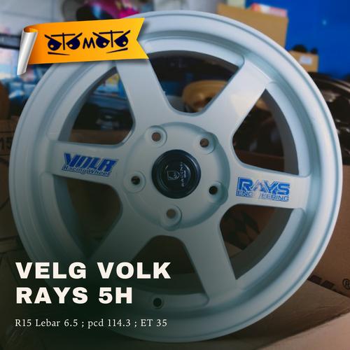 Jual VELG VOLK RAYS 5 LUBANG ''OMN'' RING 15 LEBAR 6.5 ET 35 - Kota ...