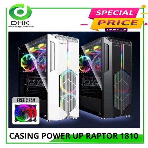 Jual CASING POWER UP RAPTOR 1810 FREE 2 FAN - HIITAM, 3 FAN - Jakarta ...