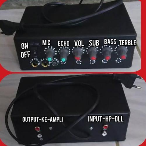 Jual tone control mic+subwoofer+echo tinggal sambungkan ke ampli - Kota ...