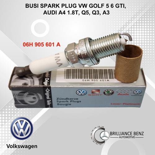 Jual BUSI SPARK PLUG AUDI A4 1.8T Q5 Q3 A3 / VW GOLF 5 6 GTI 06H905601A ORI - Jakarta Utara ...