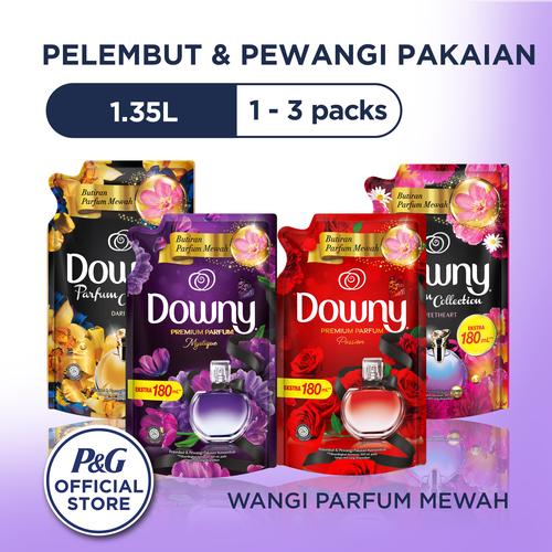 Promo Downy Pelembut Pakaian Wangi Parfum Mewah 1350 ml Isi 1-3 Packs - Mystique, X3 Lebih Hemat ...