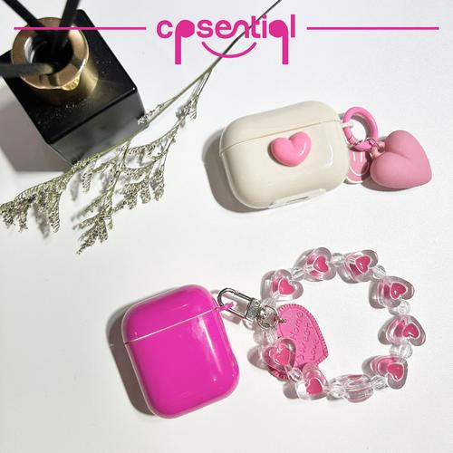 Jual Case Airpods Gen 1/2 Gen 3 Pro Inpods 12 Love Pink & White w ...