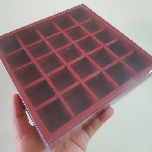 Jual Dus Nastar Mika Polos Sekat 25 Box Cookies Mica Kotak Kue Mochi ...