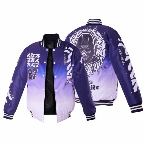 Jual Jaket Baseball Varsity jacket Pria Wanita Printing Motif GRADASI ...