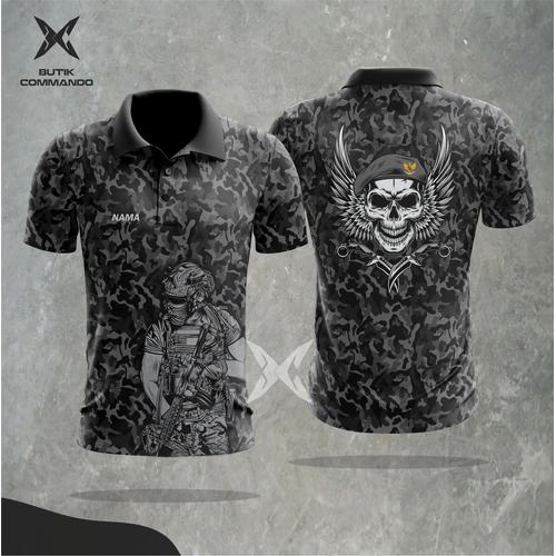 Promo Kaos Jersey Olahraga Running Pria Commando Kaos Futsal Badminton ...