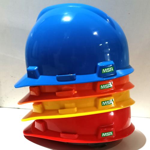 Jual Helm Proyek MSA - Topi V-Gard Safety Helmet Merah Kuning Biru ...