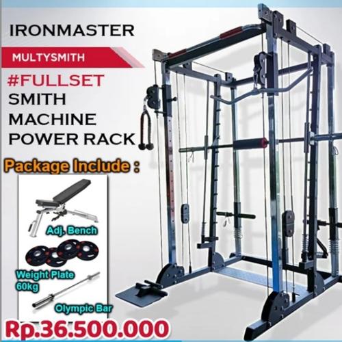 Jual Smith Machine Power rack Ironmaster Full Set - Jakarta Barat ...
