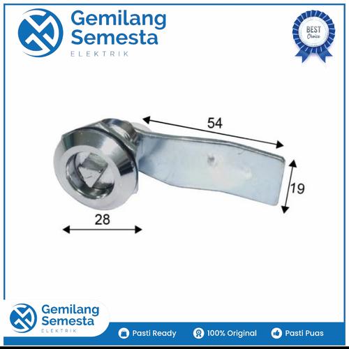 Jual Kunci pintu box panel Segitiga Ms-705-3 Mengkilap Haitan - OUT ...