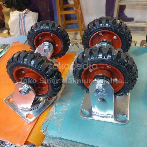 Jual RODA TROLY UKURAN 5" HEAVYDUTY 2PUTAR 2LURUS /RODA BAN MATI UK 5 ...