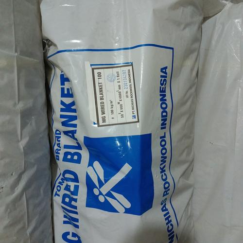 Jual rockwool wire blanket insulation merk tombo density 100 kg thk ...