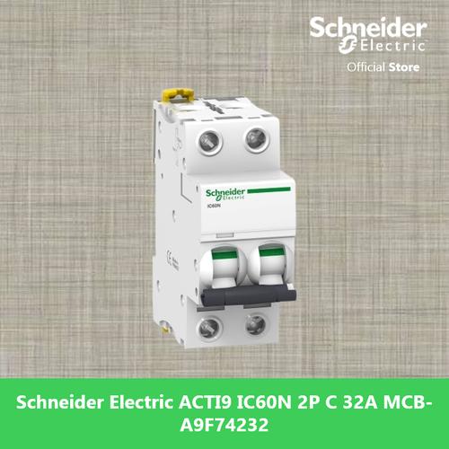 Promo Schneider Electric ACTI9 IC60N 2P C 32A MCB-A9F74232 Cicil 0% 3x ...
