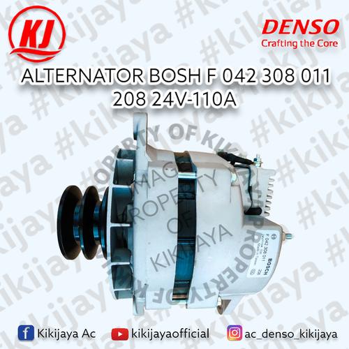 Jual ALTERNATOR BOSH F 042 308 011 208 24V-110A SPAREPART AC/SPAREPART ...