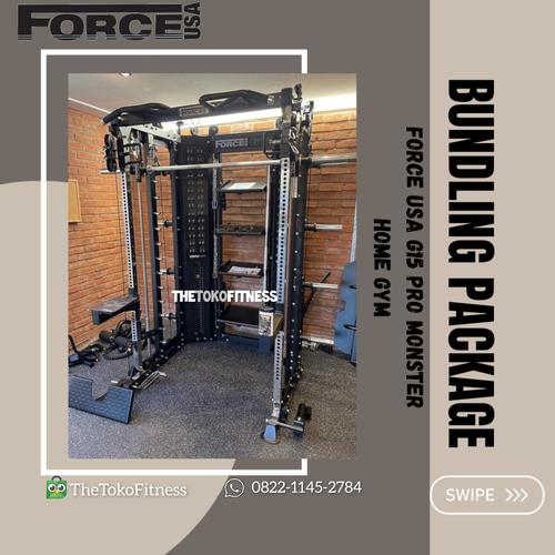 Jual BUNDLING PACKAGE FORCE USA G15 PRO MONSTER HOME GYM / PEMBAYARAN 1 ...