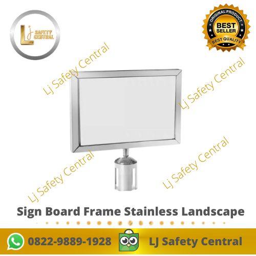 Promo Sign Frame Stainless A3 Landscape Signage poster Papan - Jakarta ...