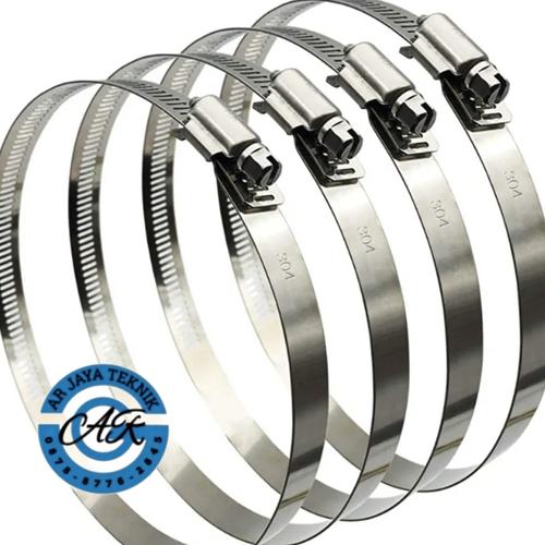 Jual hose clamp stainless steel 12 Inch clamp penjepit selang & pipa ...