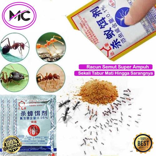 Jual Racun Kecoa Semut Rayap Kering Mati Pembasmi Serangga Import ...