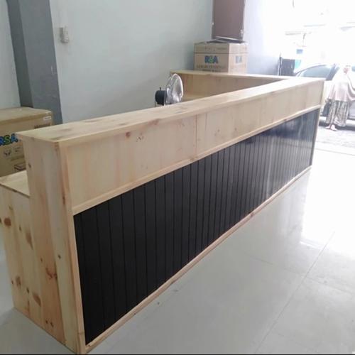 Jual meja kasir minimalis/ Meja Resepsionis/ Meja Bar/ Meja kafe/ Meja ...
