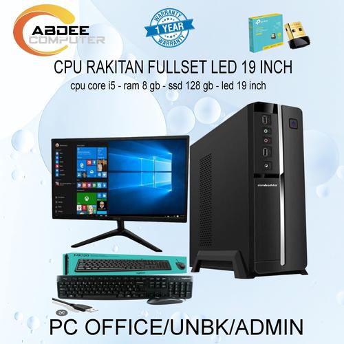 Promo CPU RAKITAN CORE I5 RAM 8 GB SSD 120 GB COCOK BUAT KERJA CASE ...