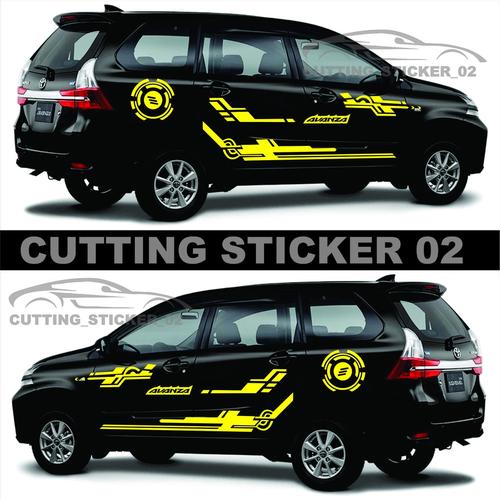 Jual New Sticker Mobil Avanza Stiker Body Mobil Avanza terlaris ...