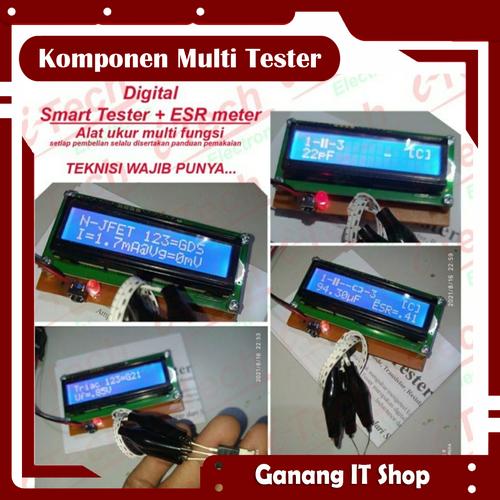 Jual Smart Tester ESR digital - Komponen Tester - Multi fungsi Tools ...