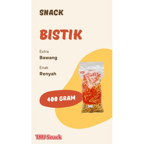 Jual Snack keripik makanan ringan renyah enak murah rasa bistik 400 ...