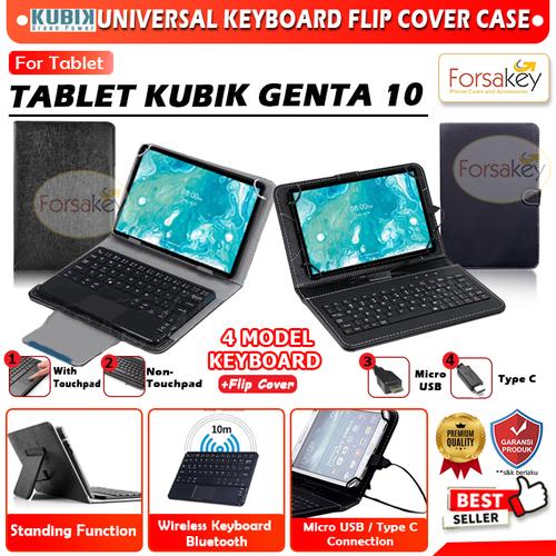 Jual Kubik Genta Tab Tablet 10 Inch Bluetooth Keyboard Case Casing ...