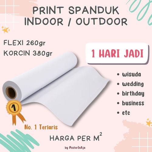 Jual Cetak Print Spanduk Banner Meteran Flexi Korcin High Quality ...