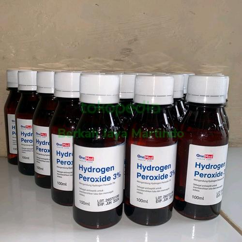 Jual Hydrogen Peroxide 3% 100ml H2O2 Onemed | Onemed | H2O2 3% - Kab ...
