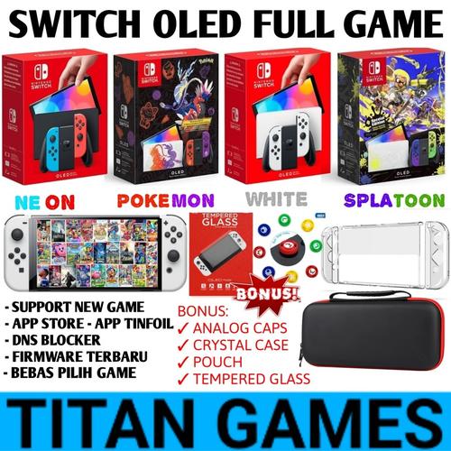 Jual Nintendo Switch OLED Console - WHITE, CFW 256GB - Jakarta Pusat ...