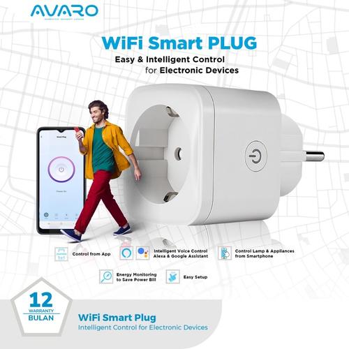 Jual AVARO Smart PLUG WiFi Wireless Colokan Smart Home - Kota Bandar ...