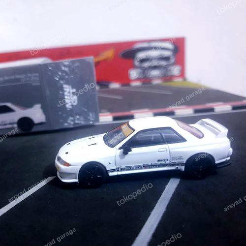 Jual Diecast Mini GT Top Secret Nissan Skyline GTR R32 white no 469 ...