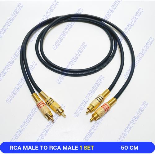 Jual kabel rca to rca gold audio mixer amplifier - 1 meter - Kota ...