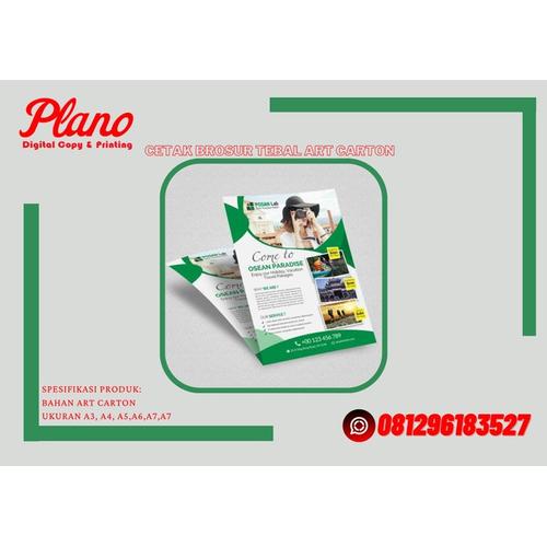 Jual Cetak Brosur Flyer Art Carton Tebal A4 A5 A6 1 SISI - A4, Ac 230 ...