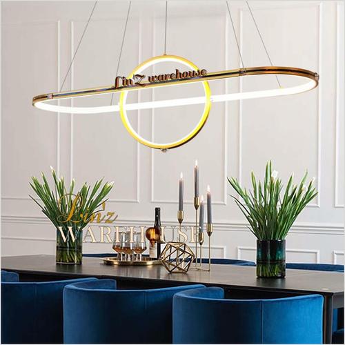Jual Lampu gantung MODERN MINIMALIS OVAL LED 3 COLOURS pendant light ...
