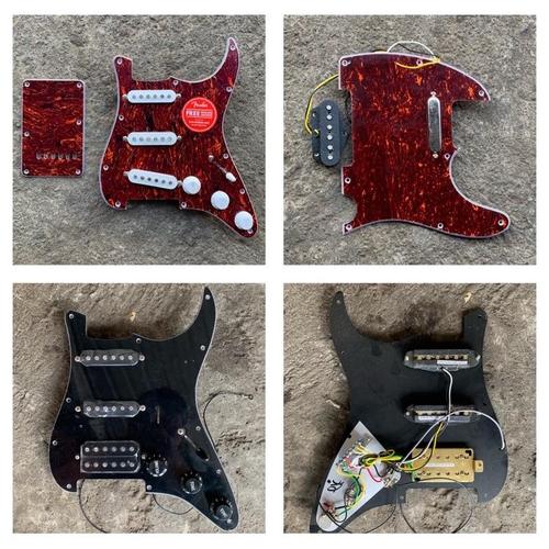 Jual pickup PTP set prewired pickguard stratocaster telecaster HSS SSS ...
