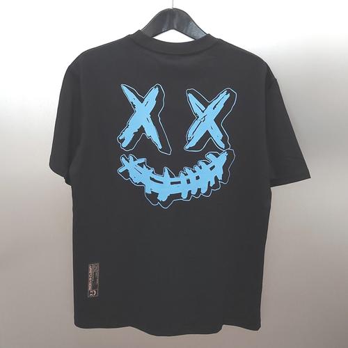 Jual RIC Rick Is Clown 3D Print Blue Smile Black Tee 100% Original - S ...