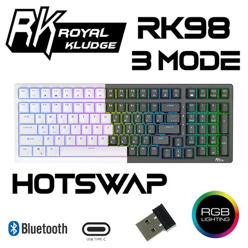 Jual ROYAL KLUDGE RK98 RGB MECHANICAL KEYBOARD 3 MODE WIRELESS HOTSWAP ...
