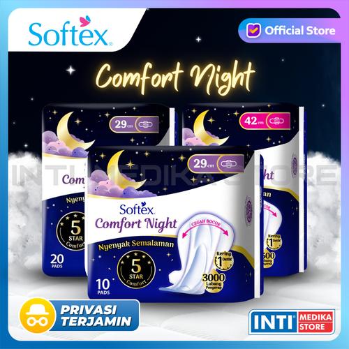 Promo SOFTEX - Pembalut Wanita COMFORT NIGHT Wing - Kota Bandung - INTI ...